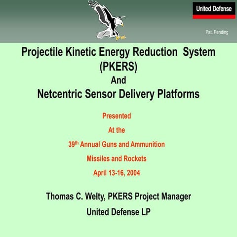 Projectile Kinetic Energy Reduction System.ppt
