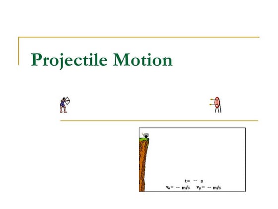 PROJECTILE MOTION-Horizontal and Vertical | PPTX
