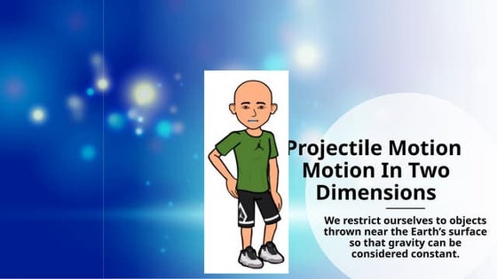 Projectile Motion At An Angle Grade 9 Physics Physics Notes Ppt