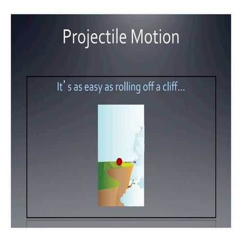 Projectile Motion Intro | PDF