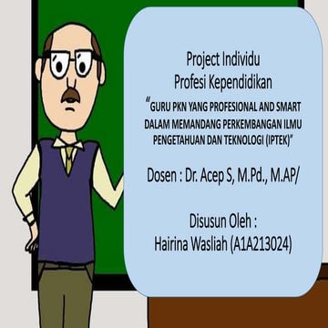 Project individu ke 2 rina profesi kependidikan | PPT