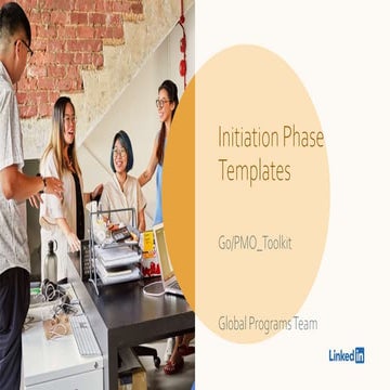 Project Initiation Templates to manage Projects | PPTX