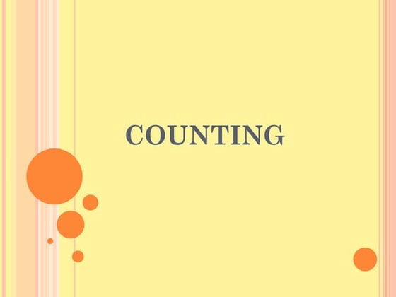 The Fundamental Counting Principle | PPT | Food & Drink