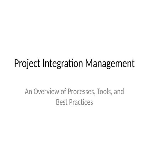 PMP Mind Maps | PPTX