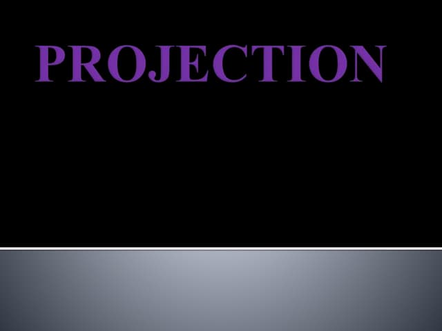 Types of projections | PDF