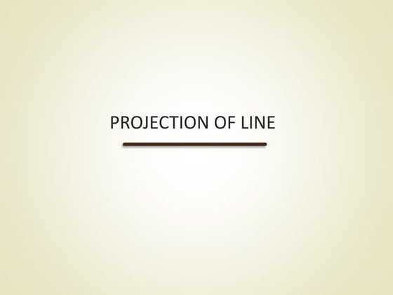 Engineering Graphics Projection Of Points And Lines Ppt