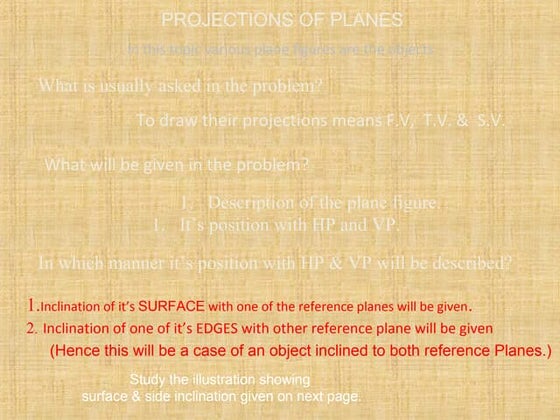 Engineering Graphics_Problems on Plane Surface | PDF