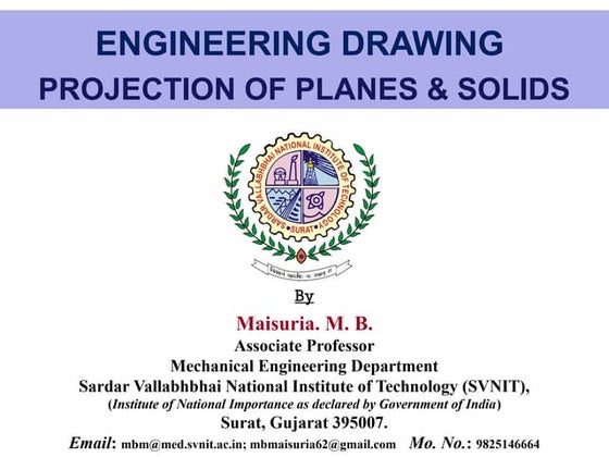 Projection of Planes- Engineering Graphics | PDF | 3-D Graphics ...
