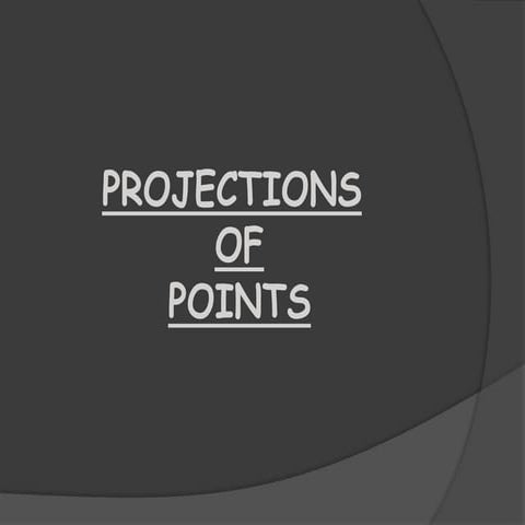 Projection of points | PPTX