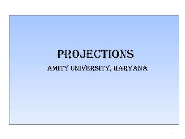 Oblique Projections | PPTX