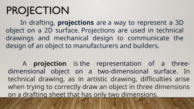 Basics of Engineering Drawing & first angle projection | PPTX