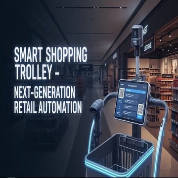 Autonomous shopping cart | PPTX