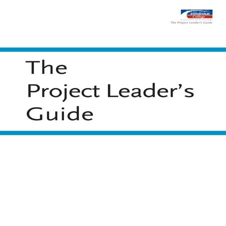 Project Leaders Guide | PDF