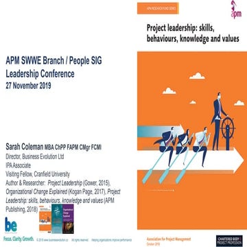 Insight to Impact: APM Theory in Action and Transforming Leadership | PDF