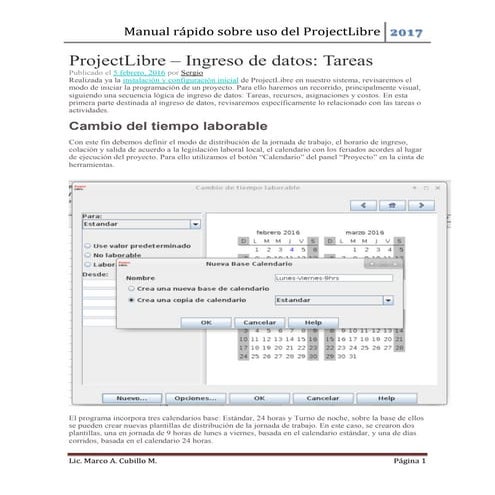 Project libre manual | PDF