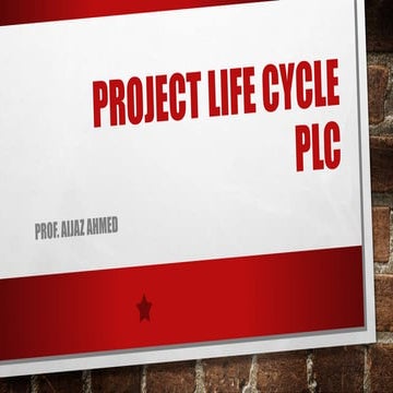 Project life cycle | PPTX