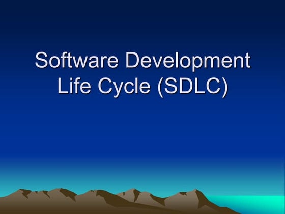 SDLC Models | PPT