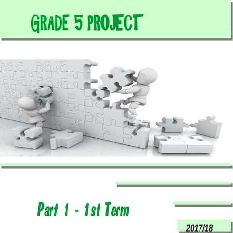 Project 1 GRADE 5 | PDF