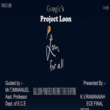 Project loon | PPT