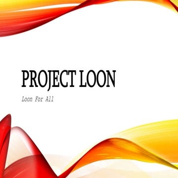 Project Loon | PPTX
