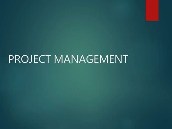 5 phases of project management | PPTX
