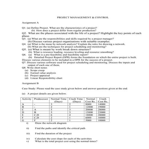 Project Management | DOC