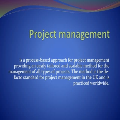 Project management | PPTX