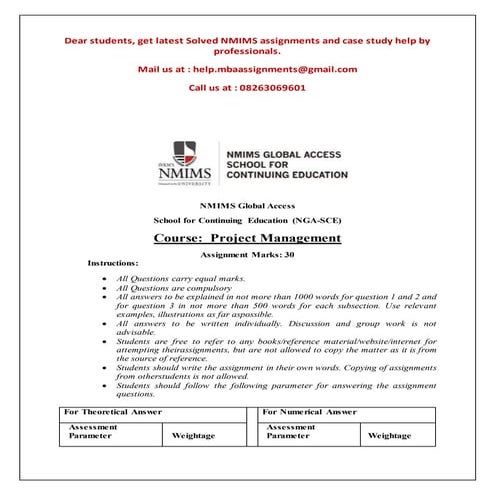 56901 Project Management May 2019 Question Paper and Answer Keys.pdf