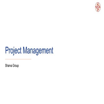 Project management - short overview | PPT