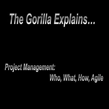 Project management who,what,why,agile | PPT