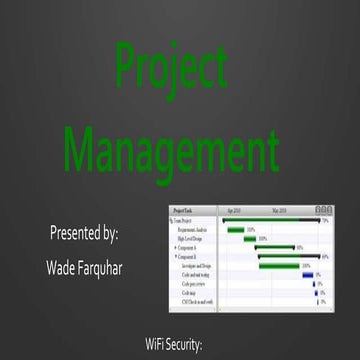 Project Management | PPTX