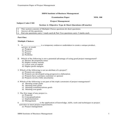 Project management 250613 | PDF | Business Administration | Business