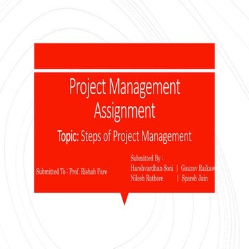 Project Management 13 Pptx