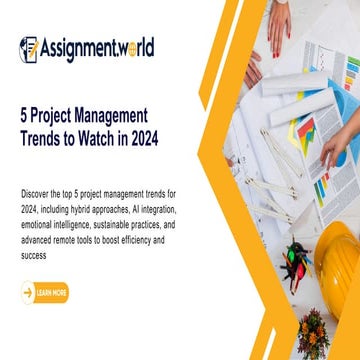 Project Management Assignment Help A Complete Resource Guide for ...