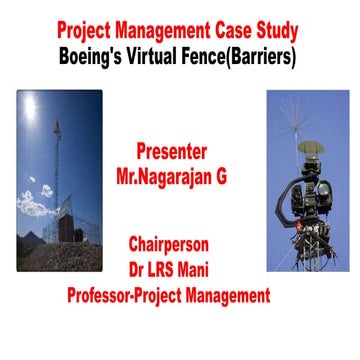 Project management case study.pptx | Aviation Industry | Industries