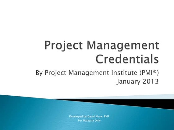 Certified Project Consultant CPC AAPM... | PPT