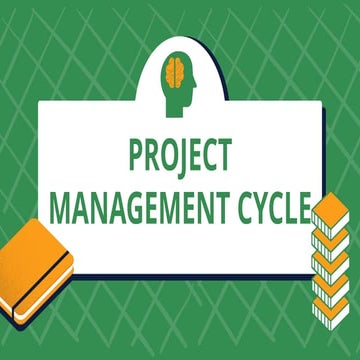 PROJECT MANAGEMENT CYCLE REPORT IN MASTERAL | PPT