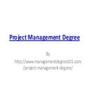 Project Management Degree