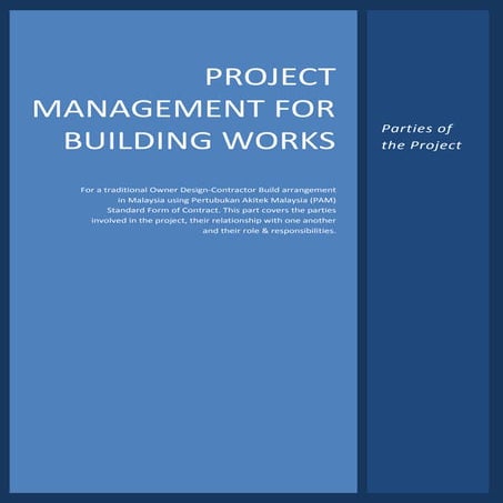 Project Management For Building Works: Parties of the Project | PDF