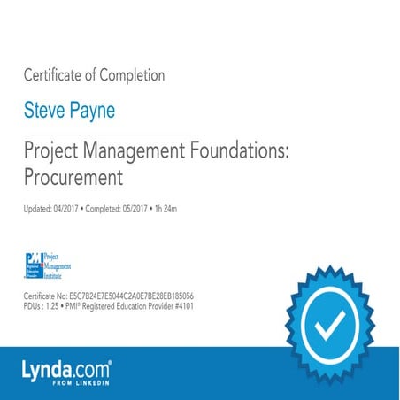 Project Management Foundations Procurement Ppt