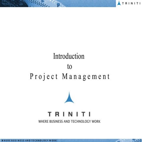 Project management in easy steps | PPT