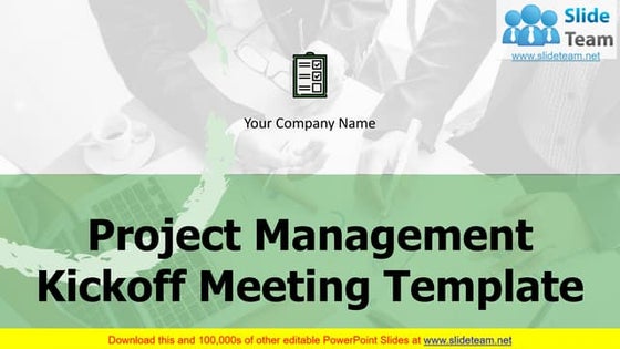Kickoff Meeting PowerPoint Presentation Slides | PPT