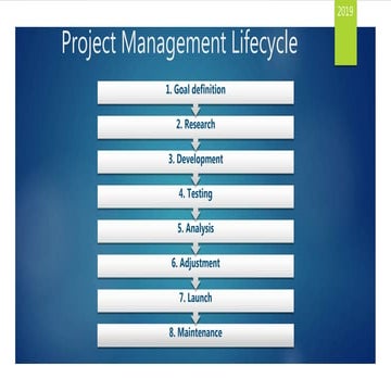 Project management lifecycle | Magora Vasyl | 2019 | PPT