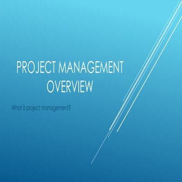 Project Management Steps | PPTX