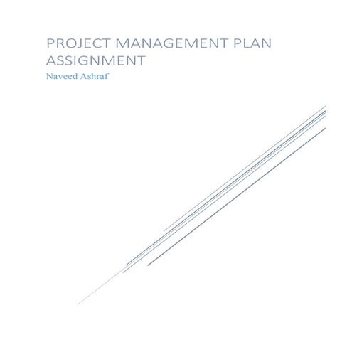 Project management plan (1) | DOCX