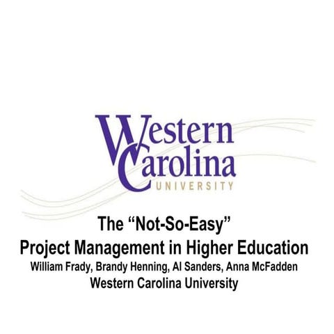 Standardizing Project Management: The Story of an IT Department | PPTX
