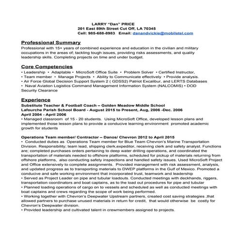 Dan's resume | PDF