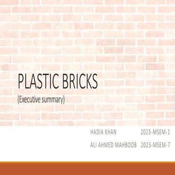 project management REV (1) (1).pptx plastic bricks | PPTX