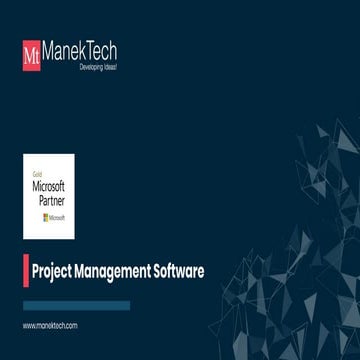 Project management software | PPT
