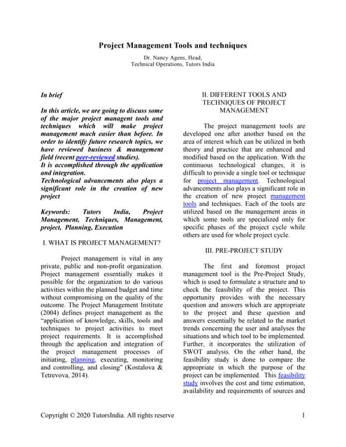 Integration Management Tools and Techniques.pptx